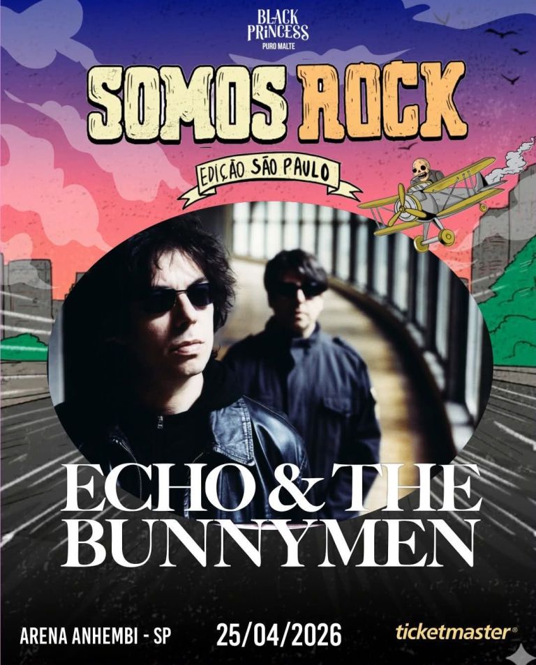 Echo & The Bunnymen é anunciado para festival Somos Rock, que já conta ...